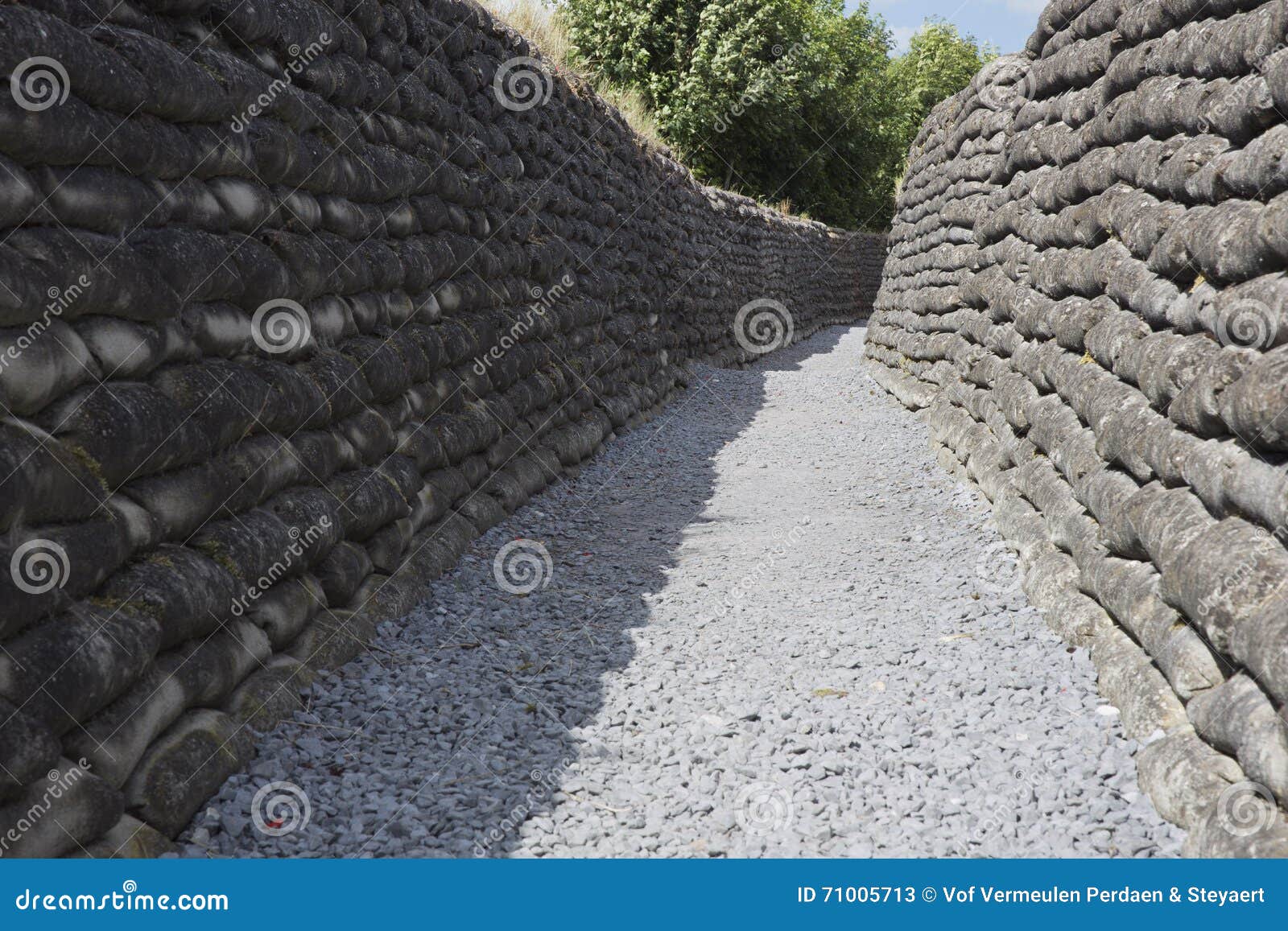 Inside the Trenches of Death Editorial Stock Photo - Image of front ...