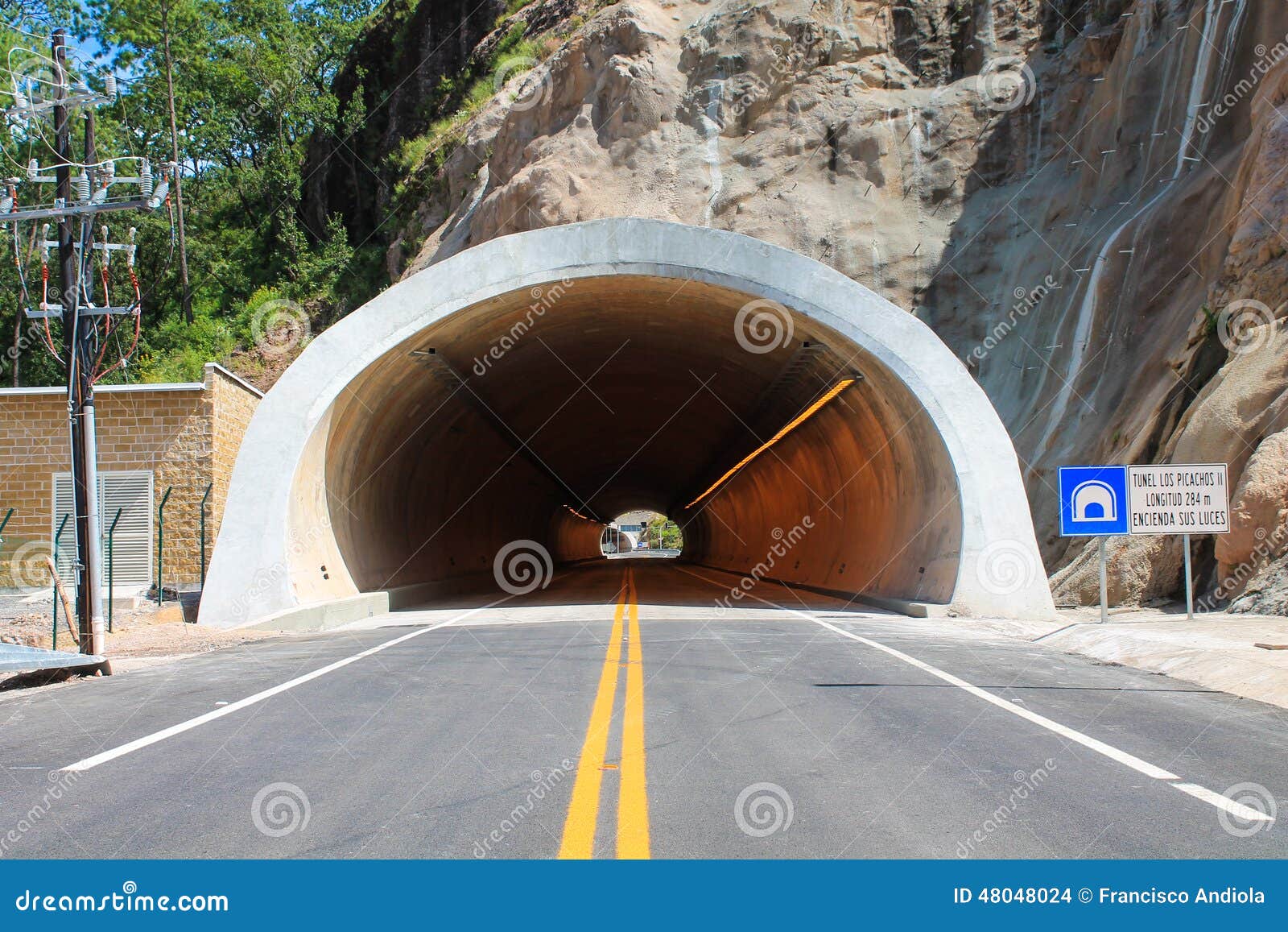 Inside the tunnel stock photo. Image of limits, mexico - 48048024