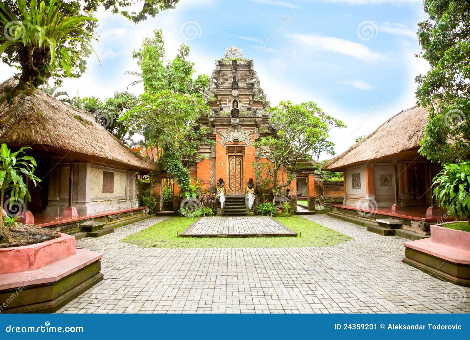 Inside the Ubud Palace, Bali Stock Image - Image of indonesian ...