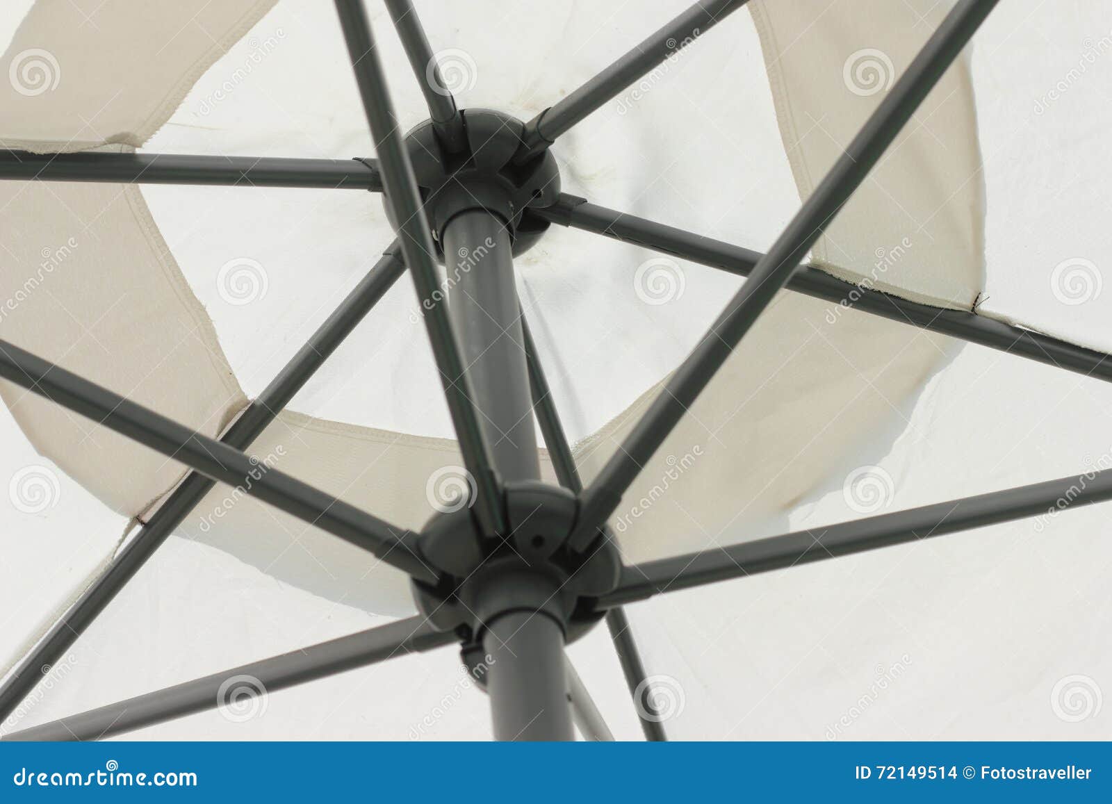 Inside umbrella stock photo. Image of texture, metal - 72149514