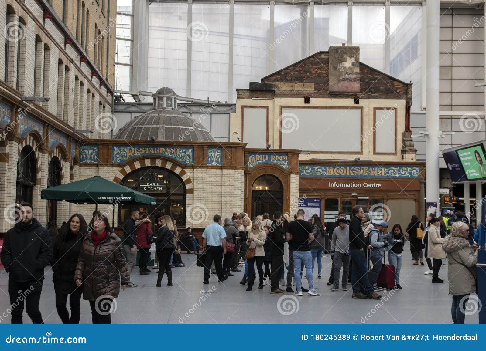 Inside Victoria Station Manchester England 2019 Editorial Stock Image ...