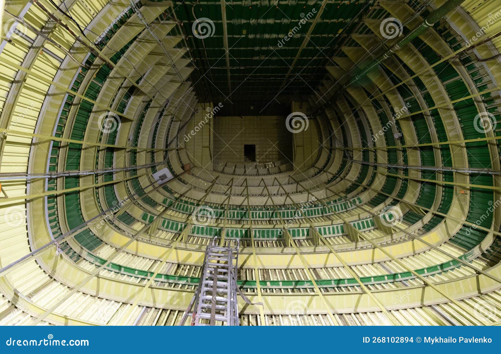 Inside View of the Baggage Compartment of a Cargo Plane Stock Photo ...
