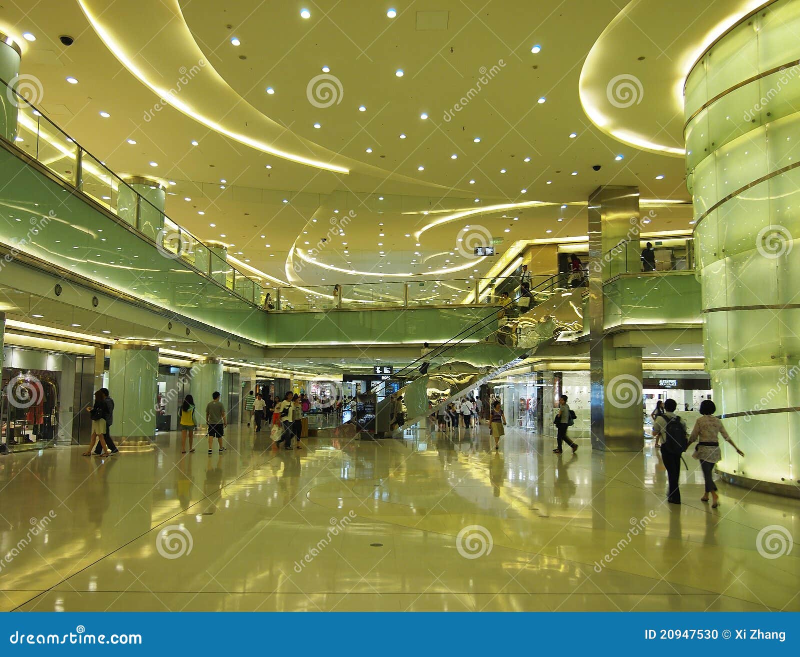 Inside View of Beijing Shopping Mall Editorial Image - Image of store ...