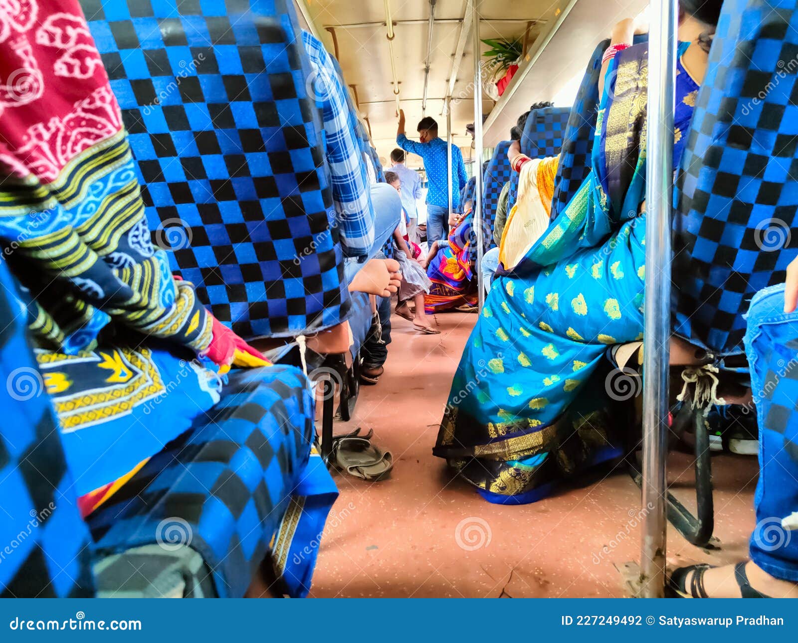 Inside View of the Bus from the Back Seat Editorial Photography - Image ...