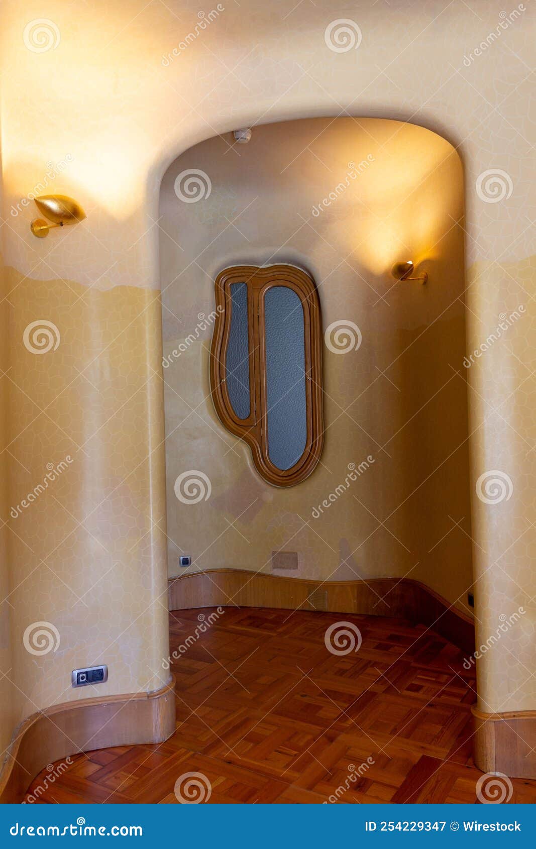Inside View of Casa Batllo of Gaudi Editorial Photography - Image of ...
