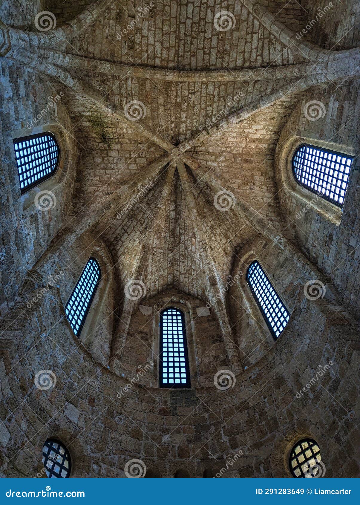 Inside View of a Church Cathedral Ceiling. Beautiful Architecture Stock ...