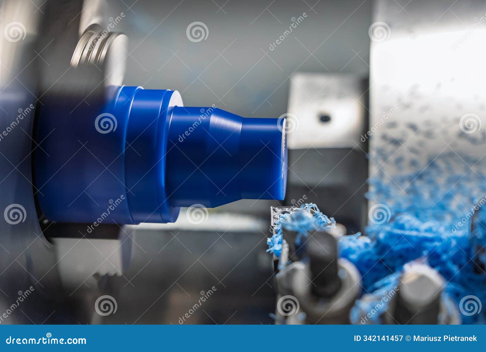 Inside View of a Cnc Machine. CNC Lathe Interior.Cnc Machine. the CNC ...