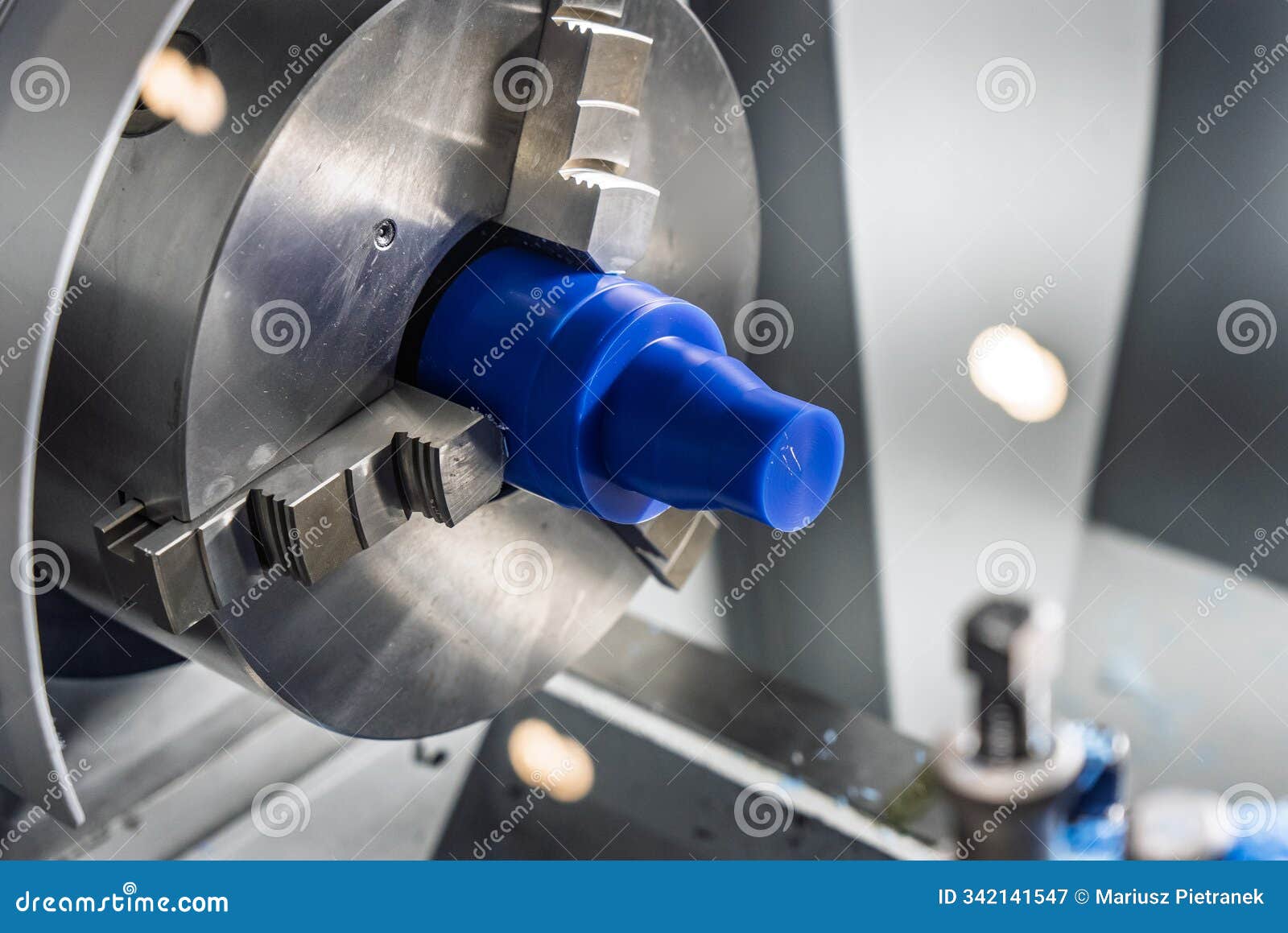 Inside View of a Cnc Machine. CNC Lathe Interior.Cnc Machine. the CNC ...