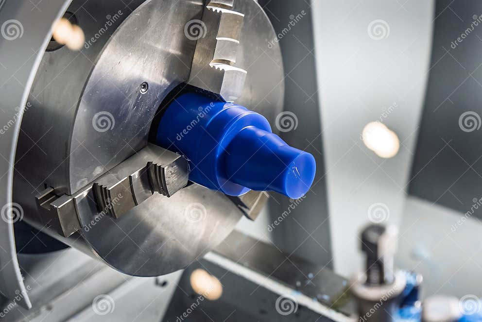 Inside View of a Cnc Machine. CNC Lathe Interior.Cnc Machine. the CNC ...