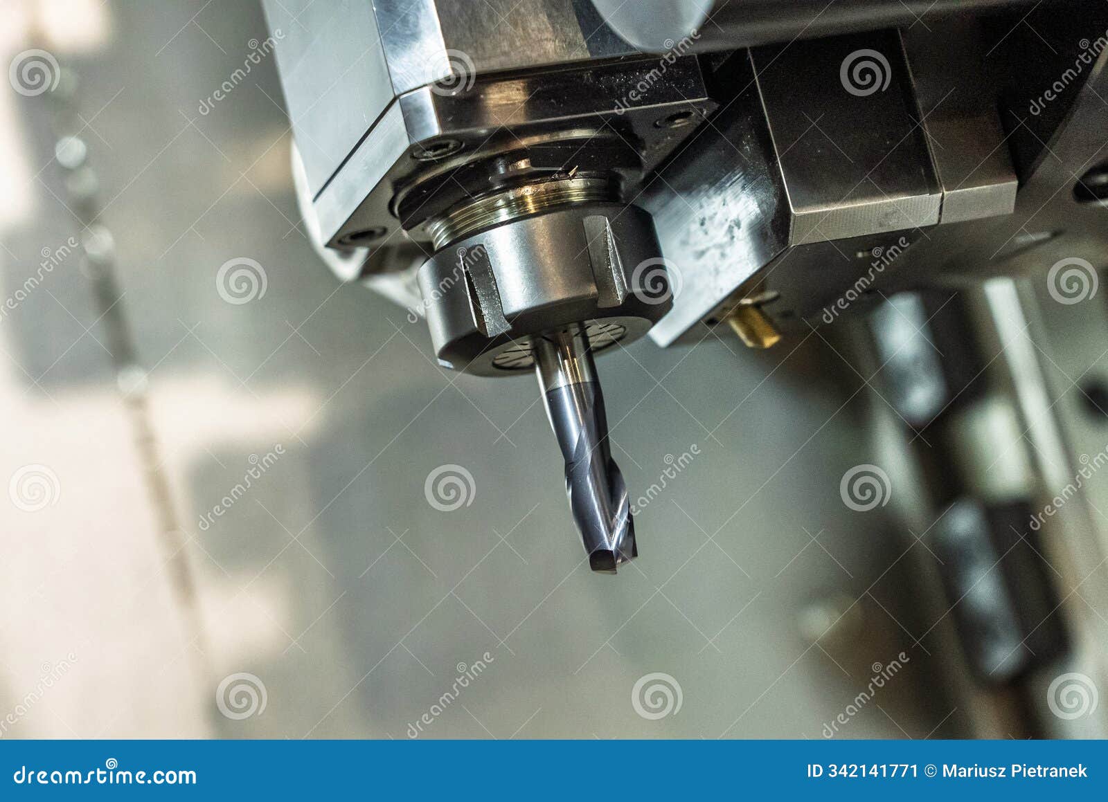 Inside View of a Cnc Machine. CNC Lathe Interior.Cnc Machine. the CNC ...