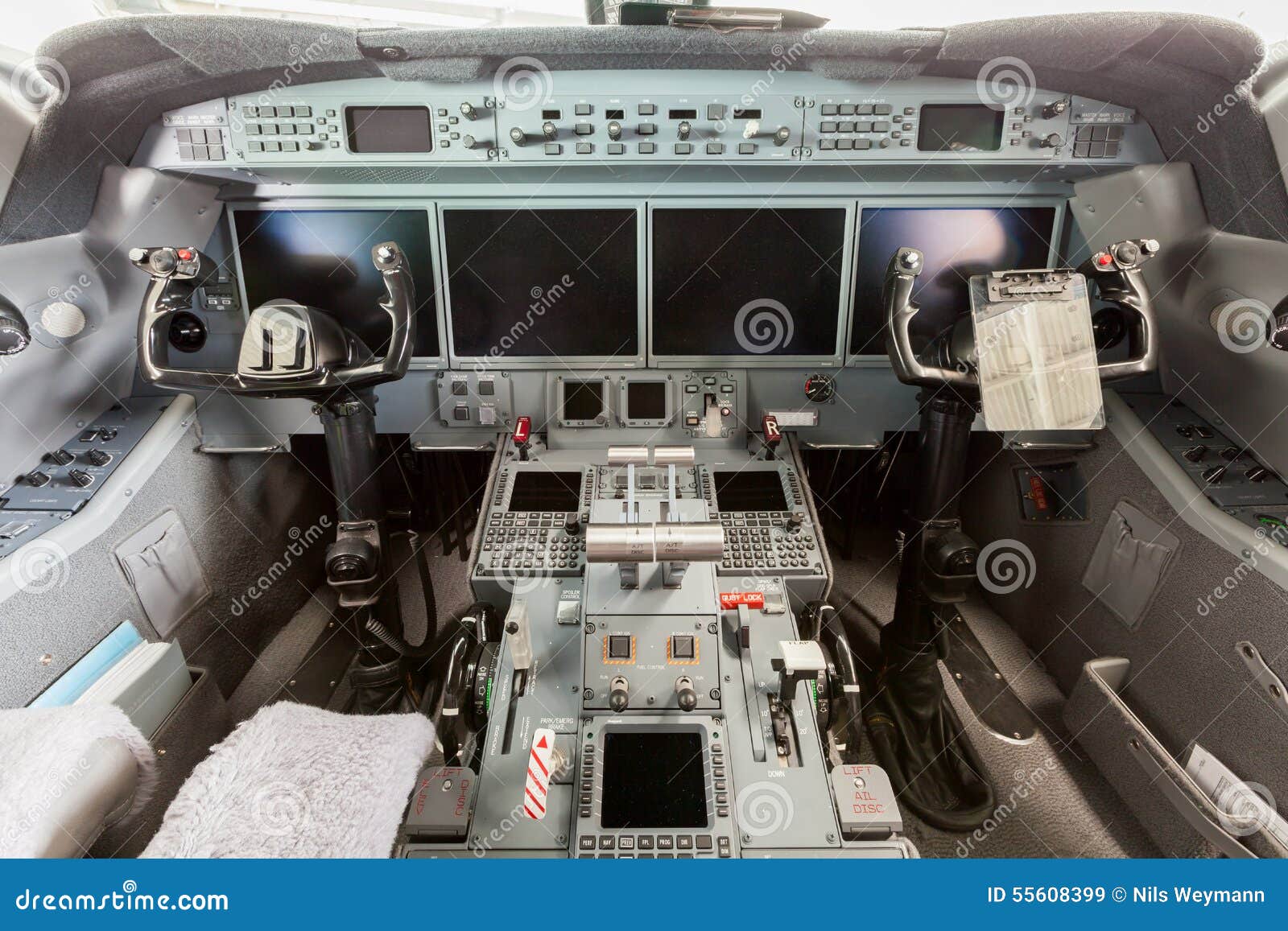 Inside View Cockpit G550 Royalty-Free Stock Photo | CartoonDealer.com ...