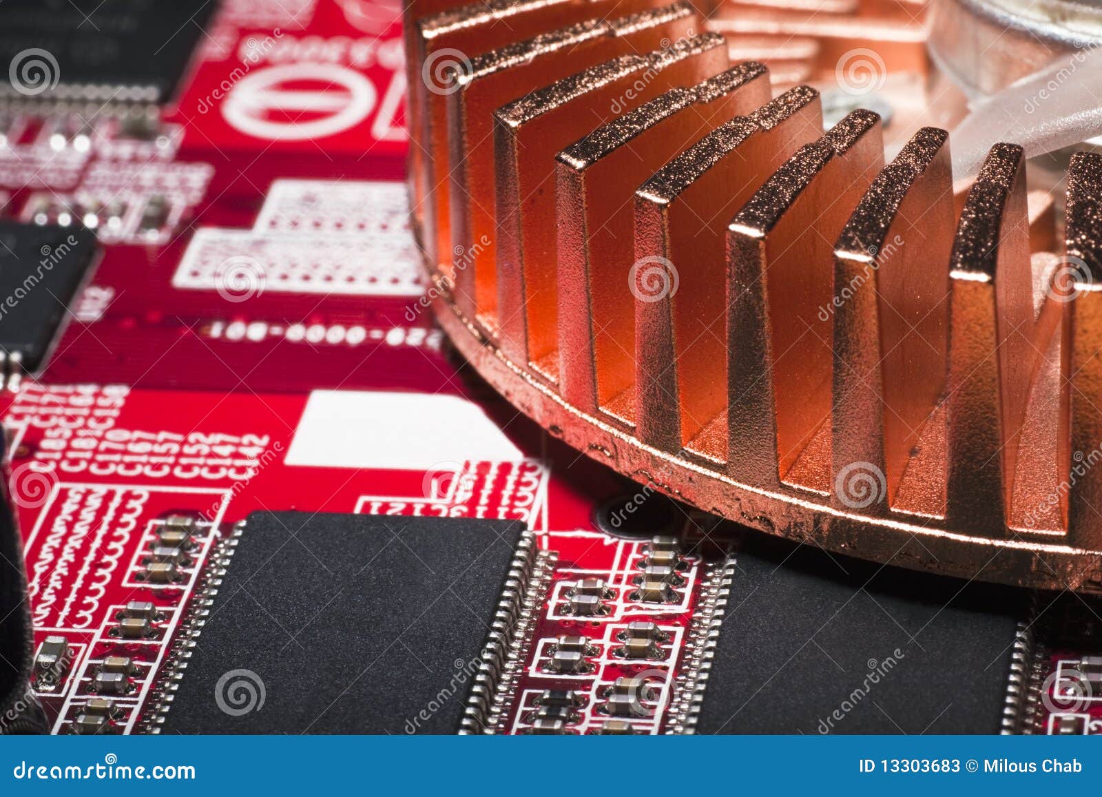 Inside View of Computer stock image. Image of parts, detail - 13303683