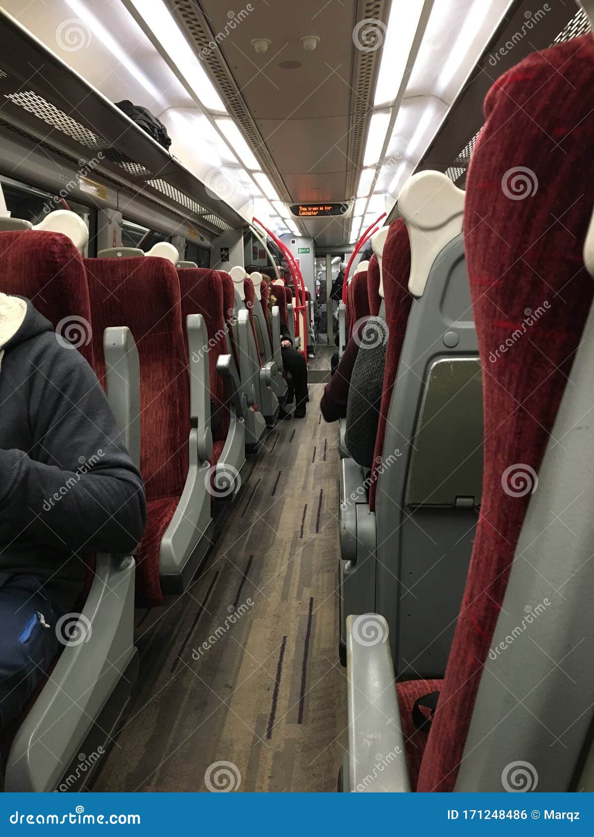 Interior of Train. Corridor, Britain, UK Stock Photo - Image of united ...
