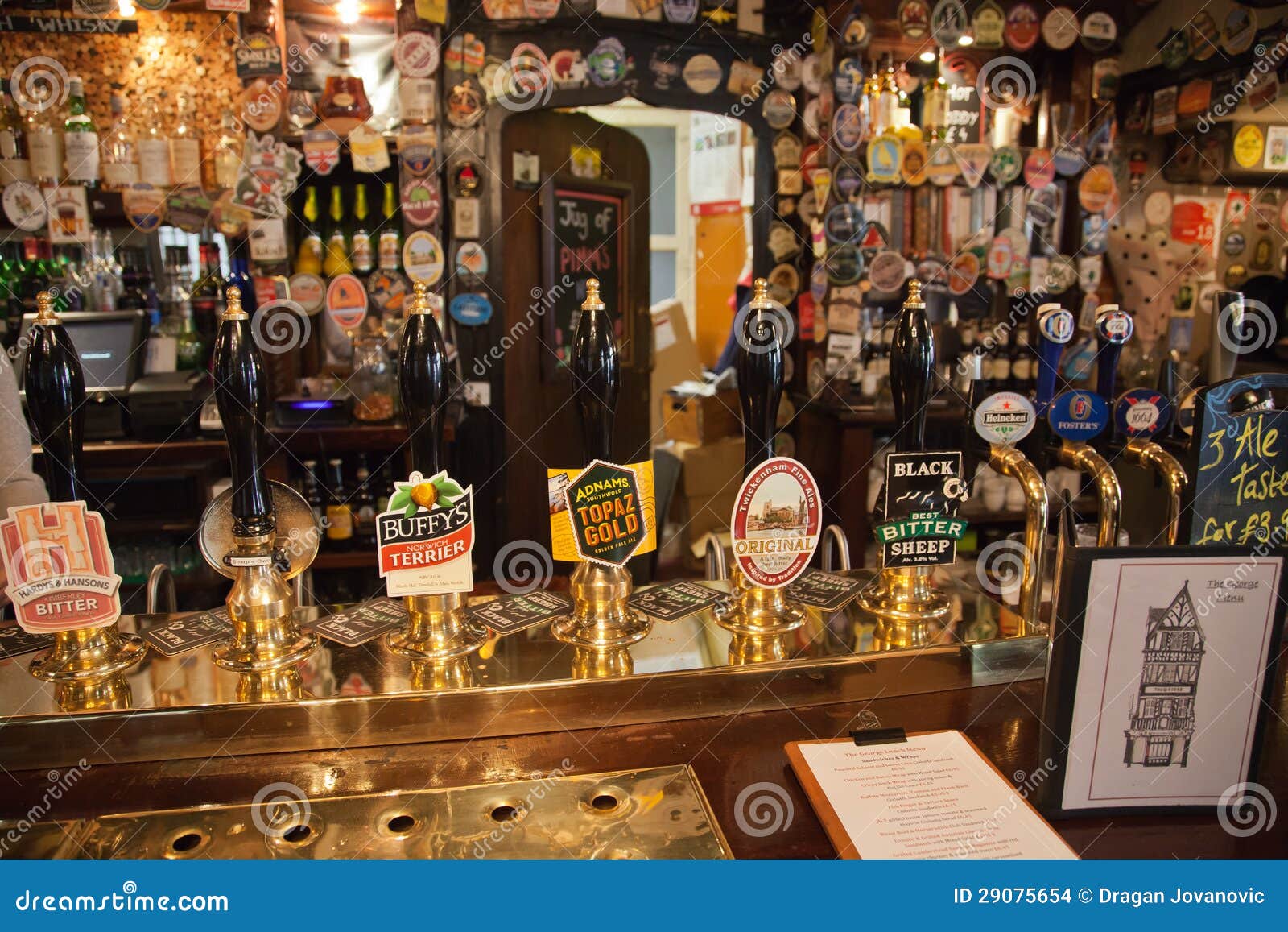 Inside View of a English Pub Editorial Stock Image - Image of tradition ...