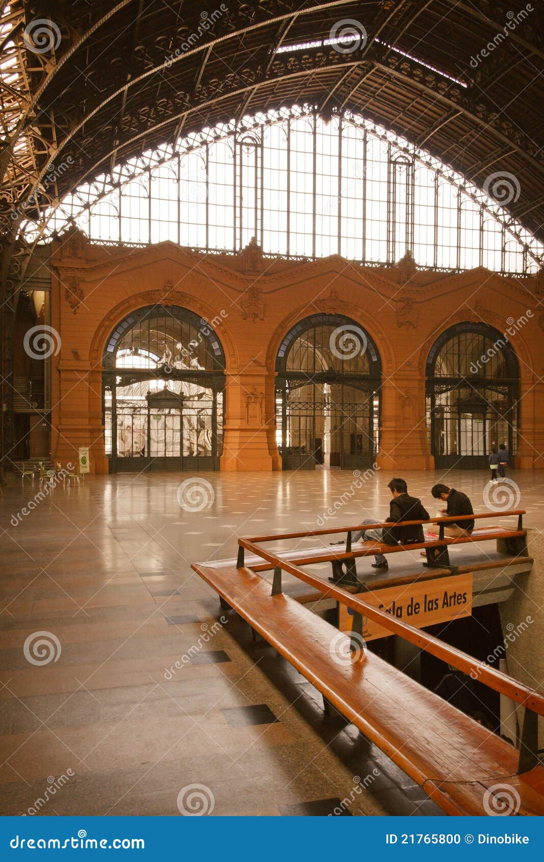 An Inside View of a Former Train Station in Chile Editorial Image ...