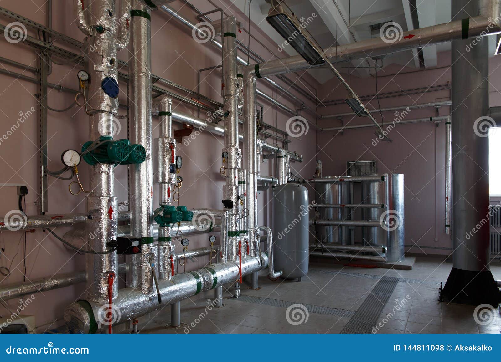 Inside View of the Heating Unit Stock Photo - Image of outside, heat ...