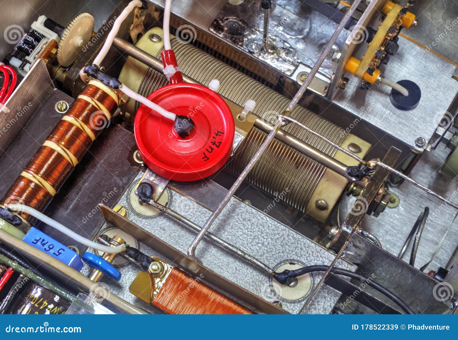 Inside View of High Frequency Power Amplifier Stock Image - Image of ...