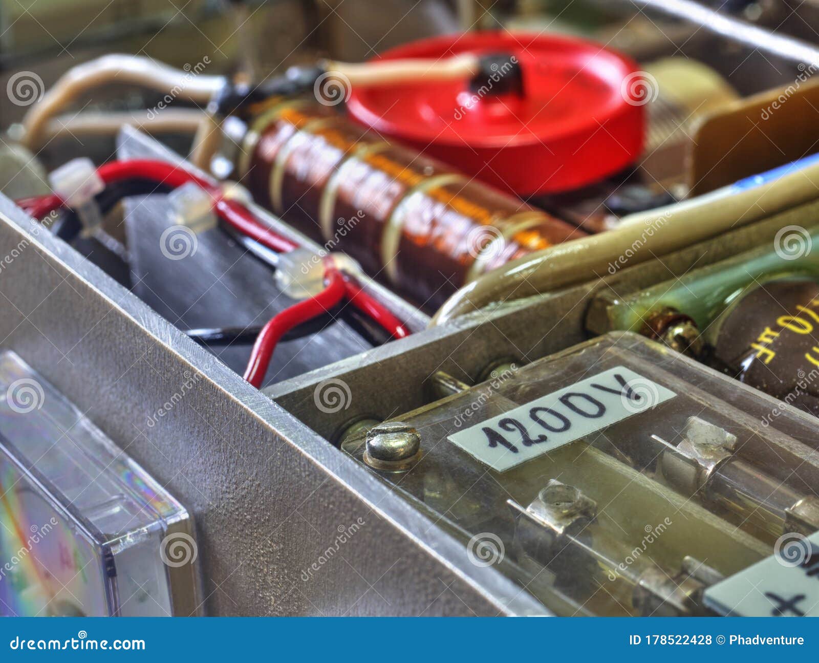 Inside View of High Frequency Power Amplifier Stock Photo - Image of ...