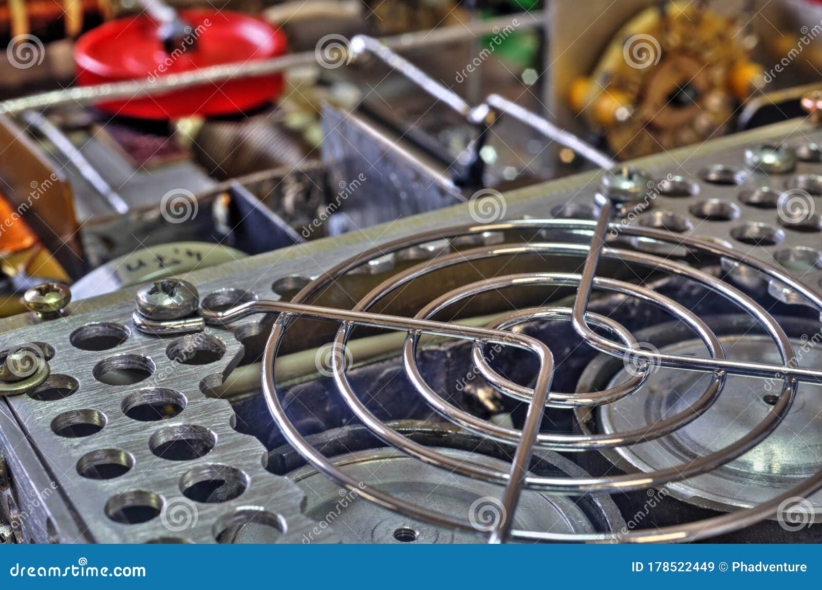 Inside View of High Frequency Power Amplifier Stock Image - Image of ...