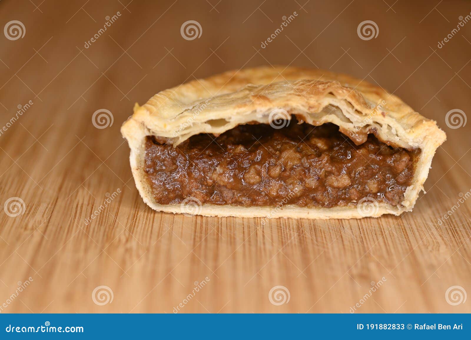 Inside View of Hot Meat Pie Stock Image - Image of meat, australia ...
