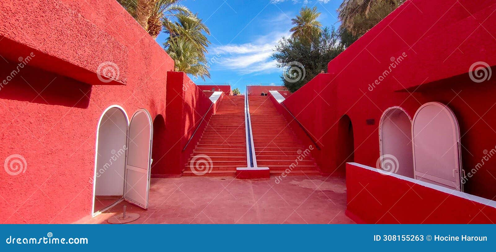 The Red Oasis Timimoun in Algeria Stock Image - Image of destinations ...