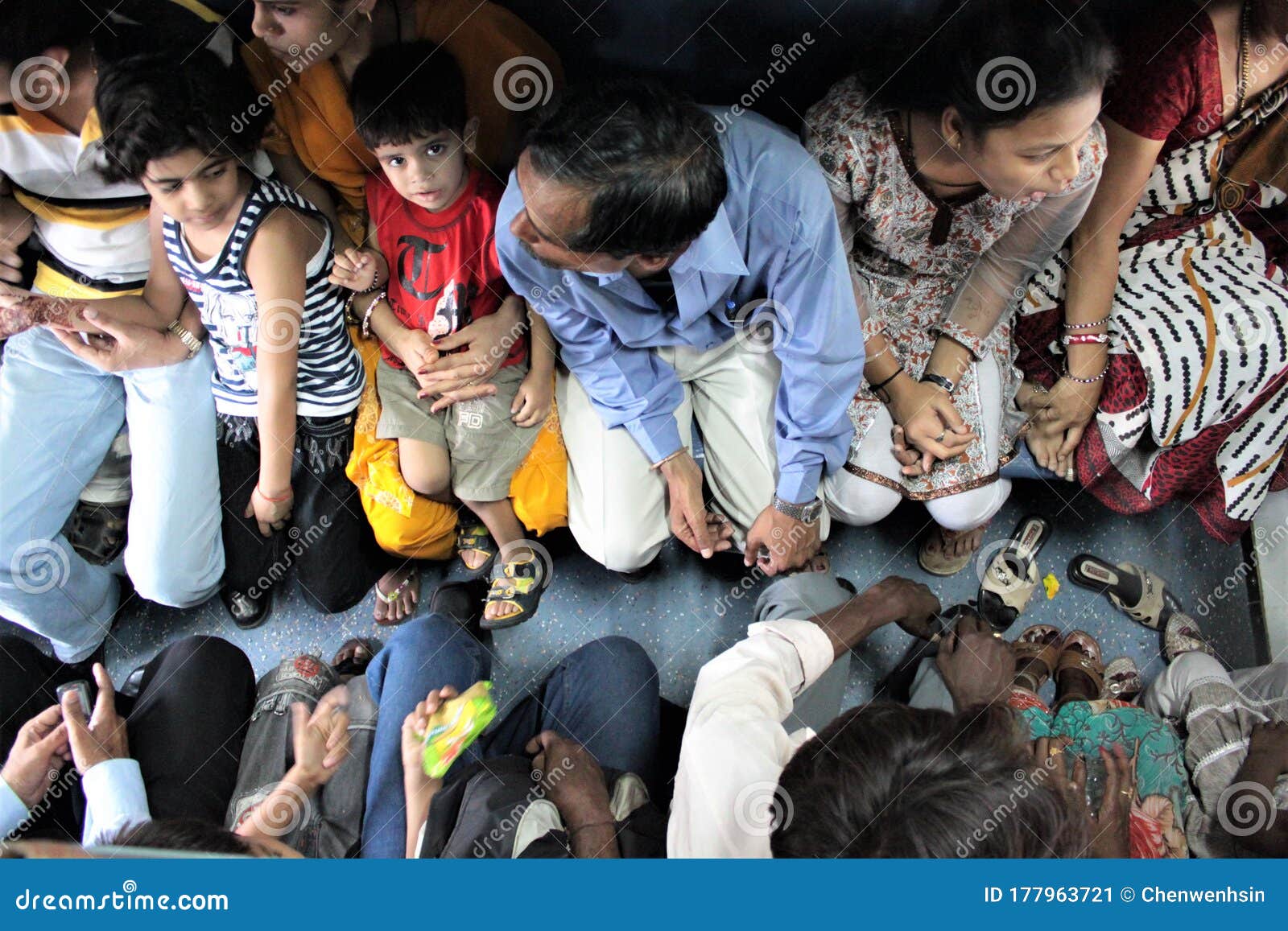 Sleeper Class Train In India Full Of Poor People Editorial Image ...