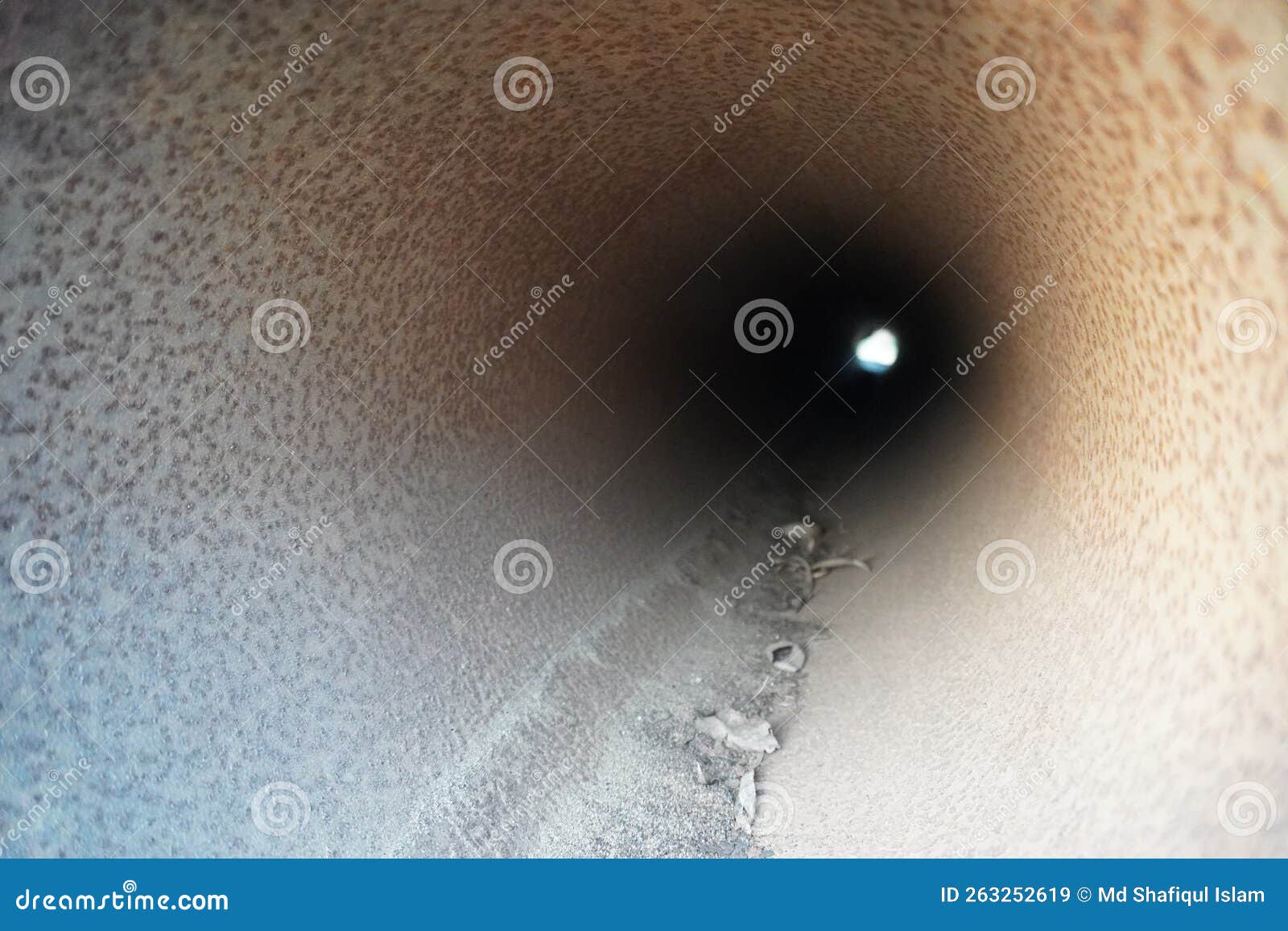 Inside View of Industrial Pipe Stock Image - Image of pipe, industry ...