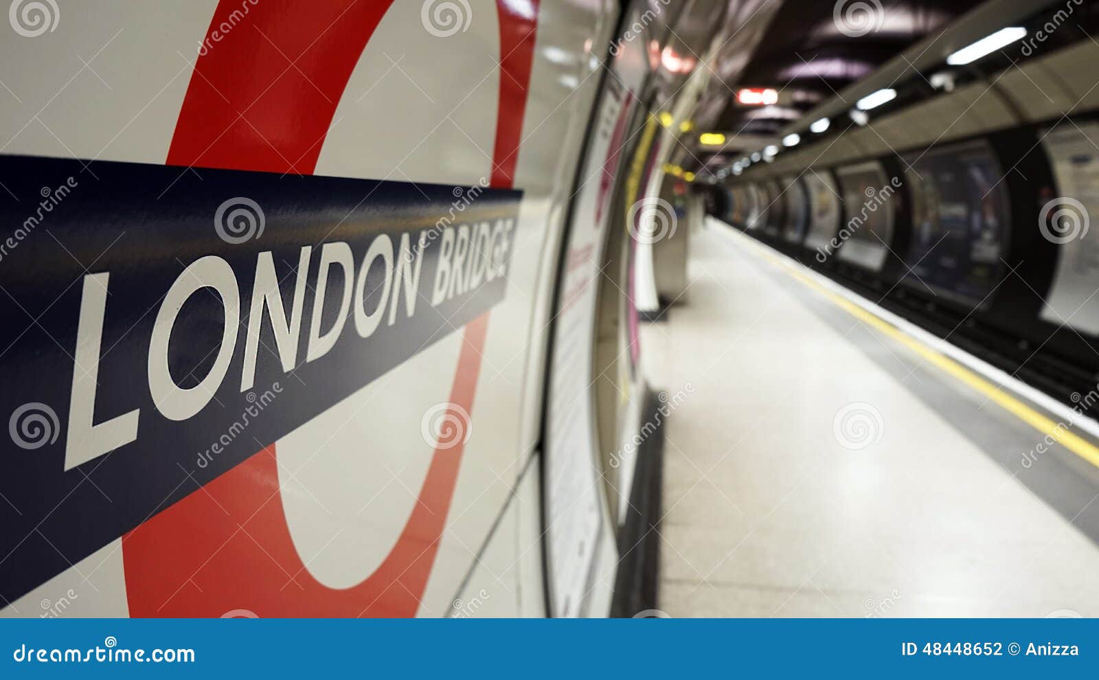 Inside View of London Underground, Tube Station Editorial Photography ...