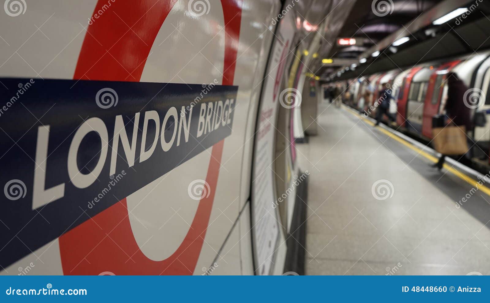 Inside View of London Underground, Tube Station Editorial Image - Image ...