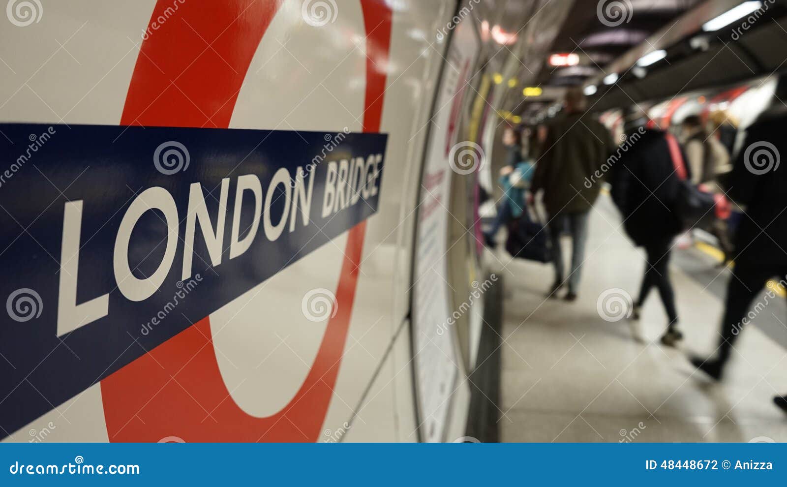 Inside View of London Underground, Tube Station Editorial Photography ...