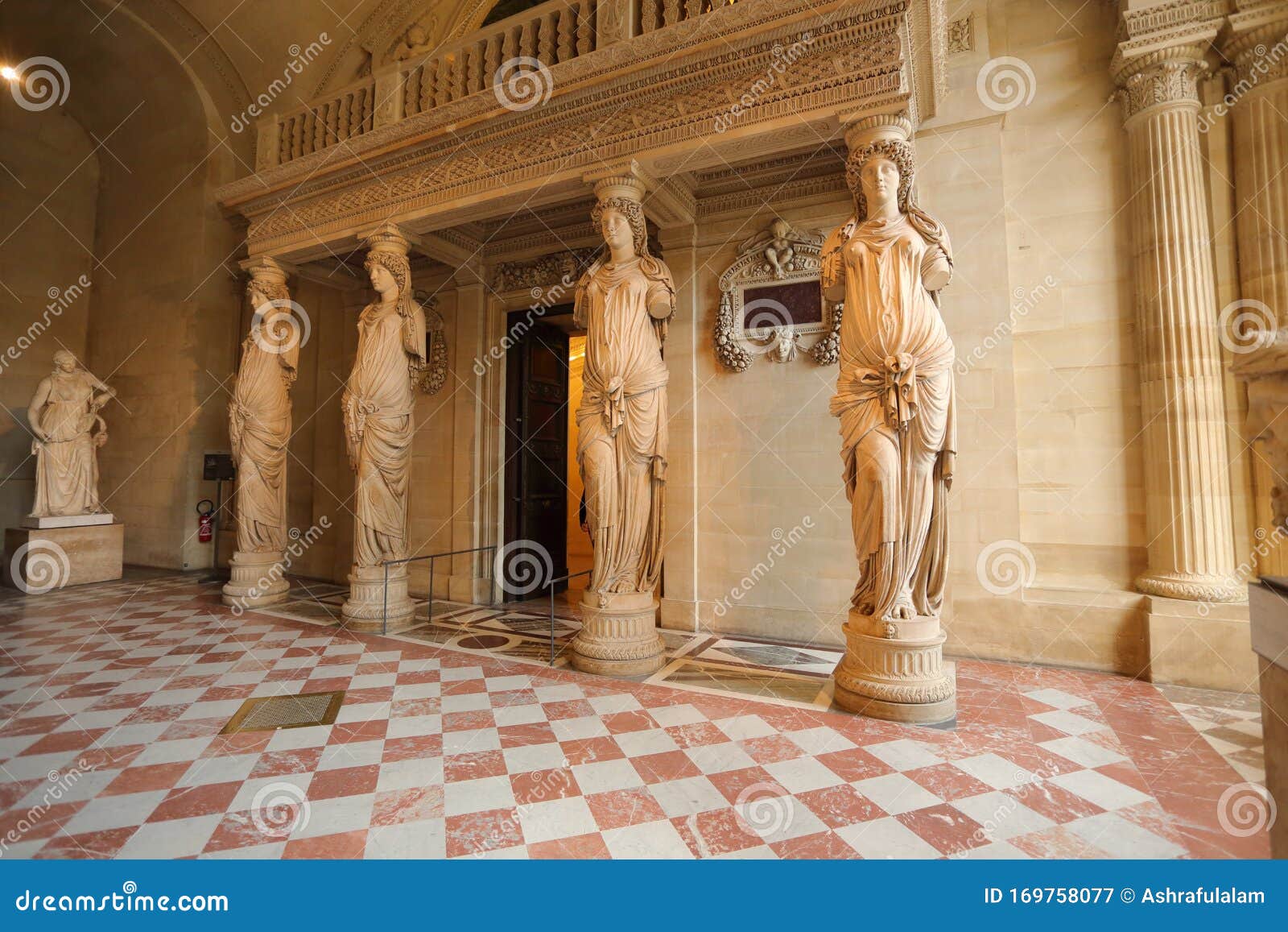 Inside View at Louvre Museum in Paris Editorial Photography - Image of ...