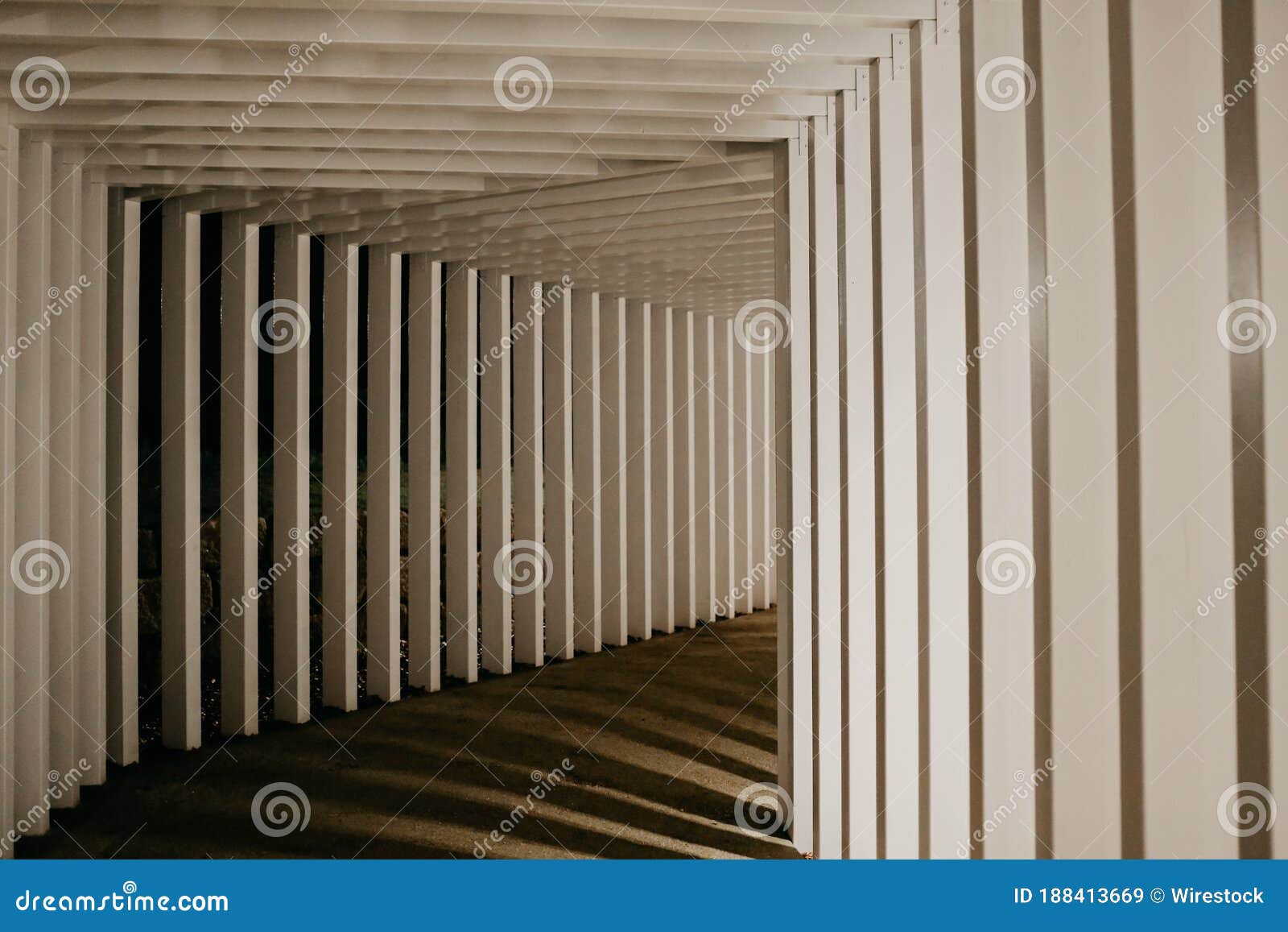 Inside View of a Modern Architectural Design Stock Image - Image of ...