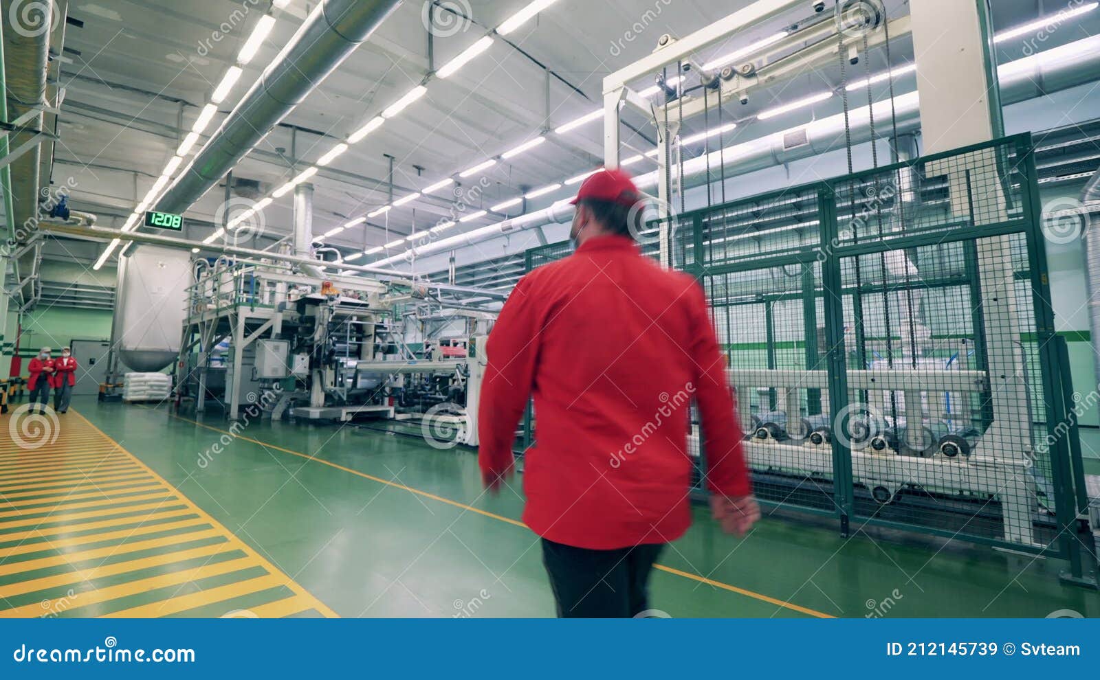Inside View of a Modern Plastic Factory Stock Video - Video of indoor ...