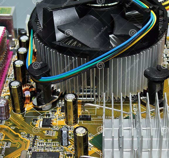 Inside View of New Computer Stock Image - Image of hardware, input: 1631359