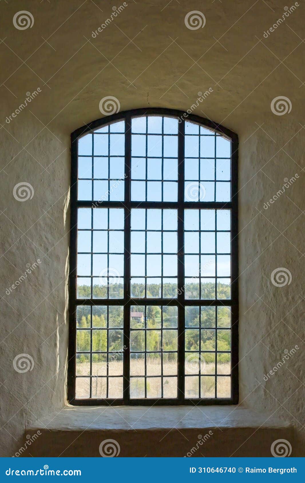 Window from inside. stock photo. Image of building, interior - 310646740