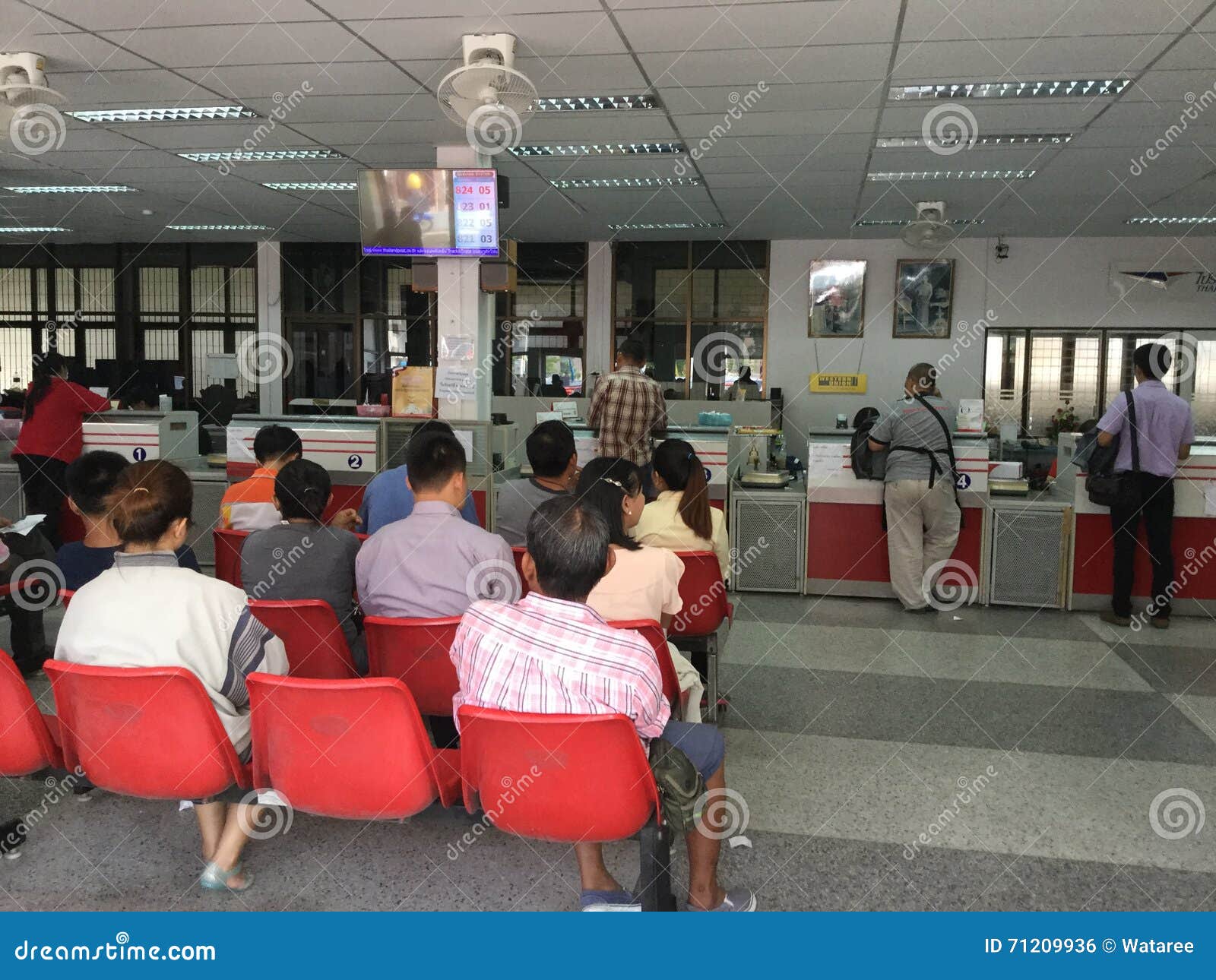 Inside View Post Office Thailand Editorial Photo - Image of urban ...