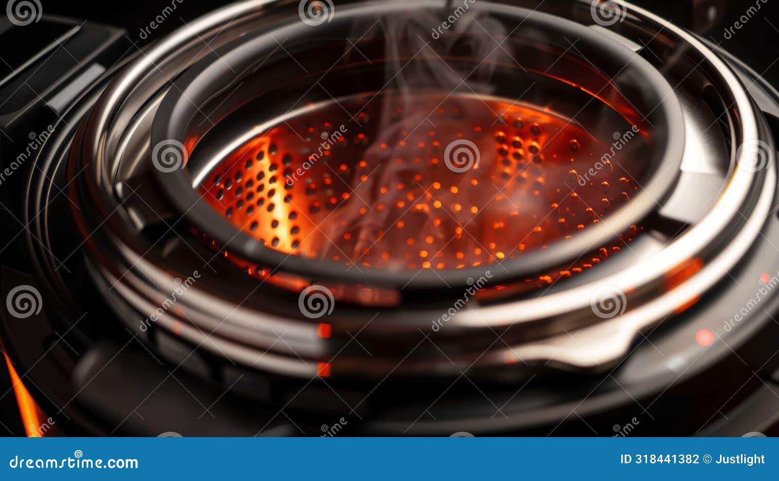 An Inside View of the Pressure Cooker Showcasing the Heating Element ...
