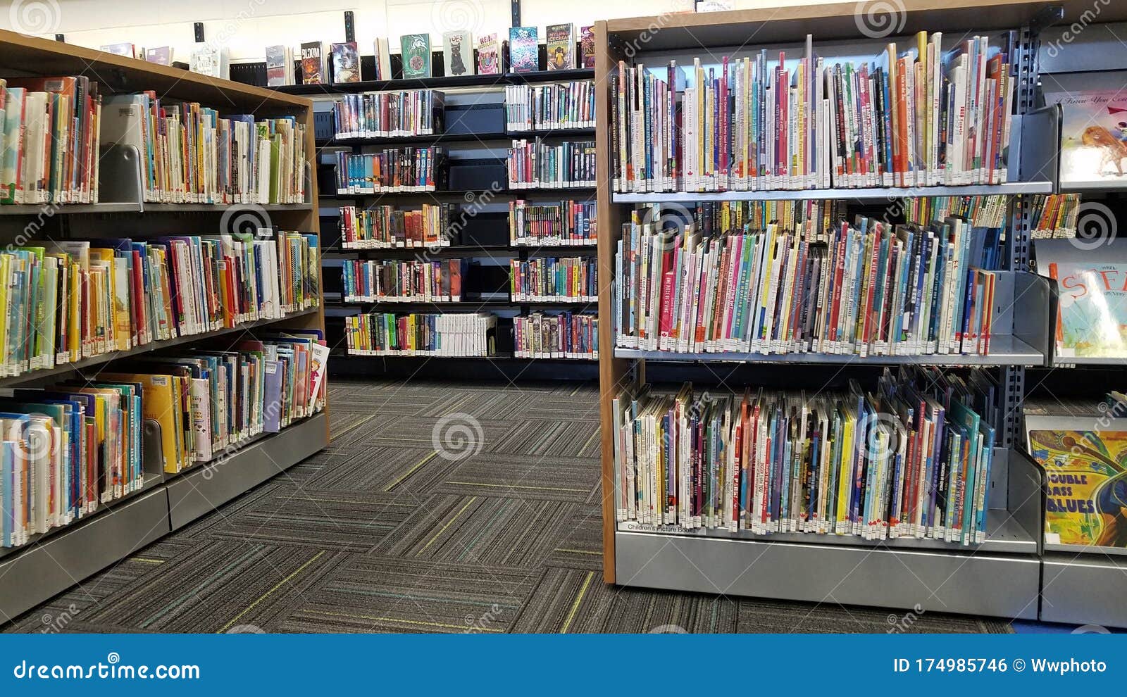 Public Library in Canada. Inside View Editorial Photo - Image of paper ...