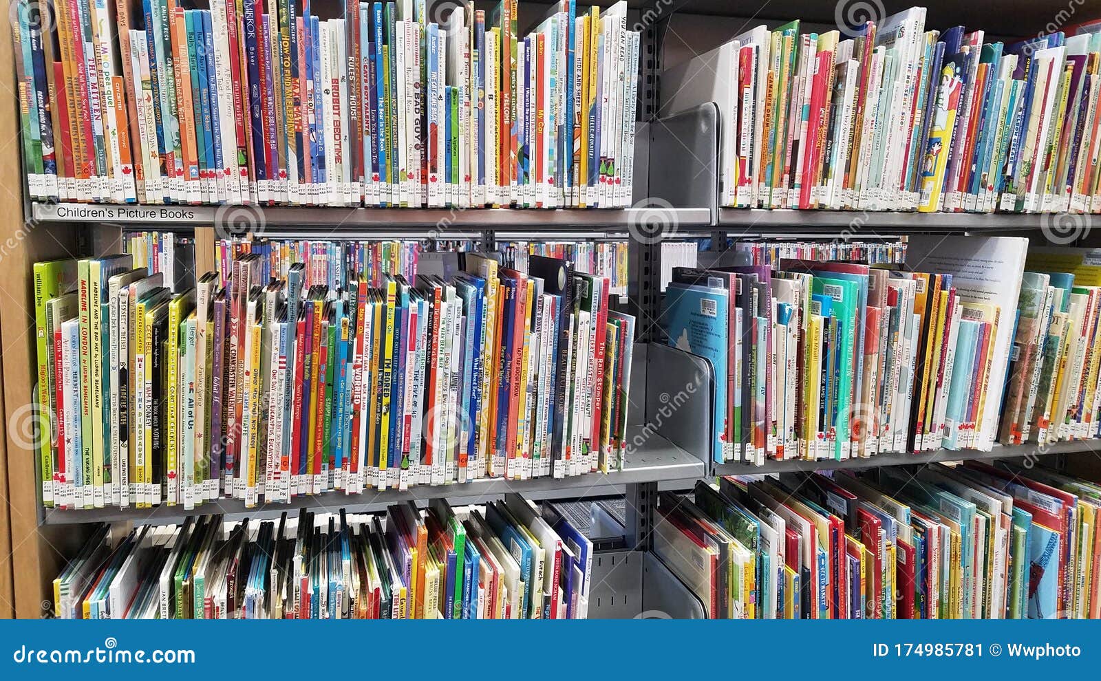 Public Library in Canada. Inside View Editorial Photo - Image of public ...