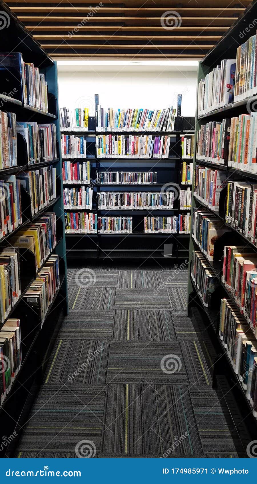 Public Library in Canada. Inside View Editorial Photo - Image of ...