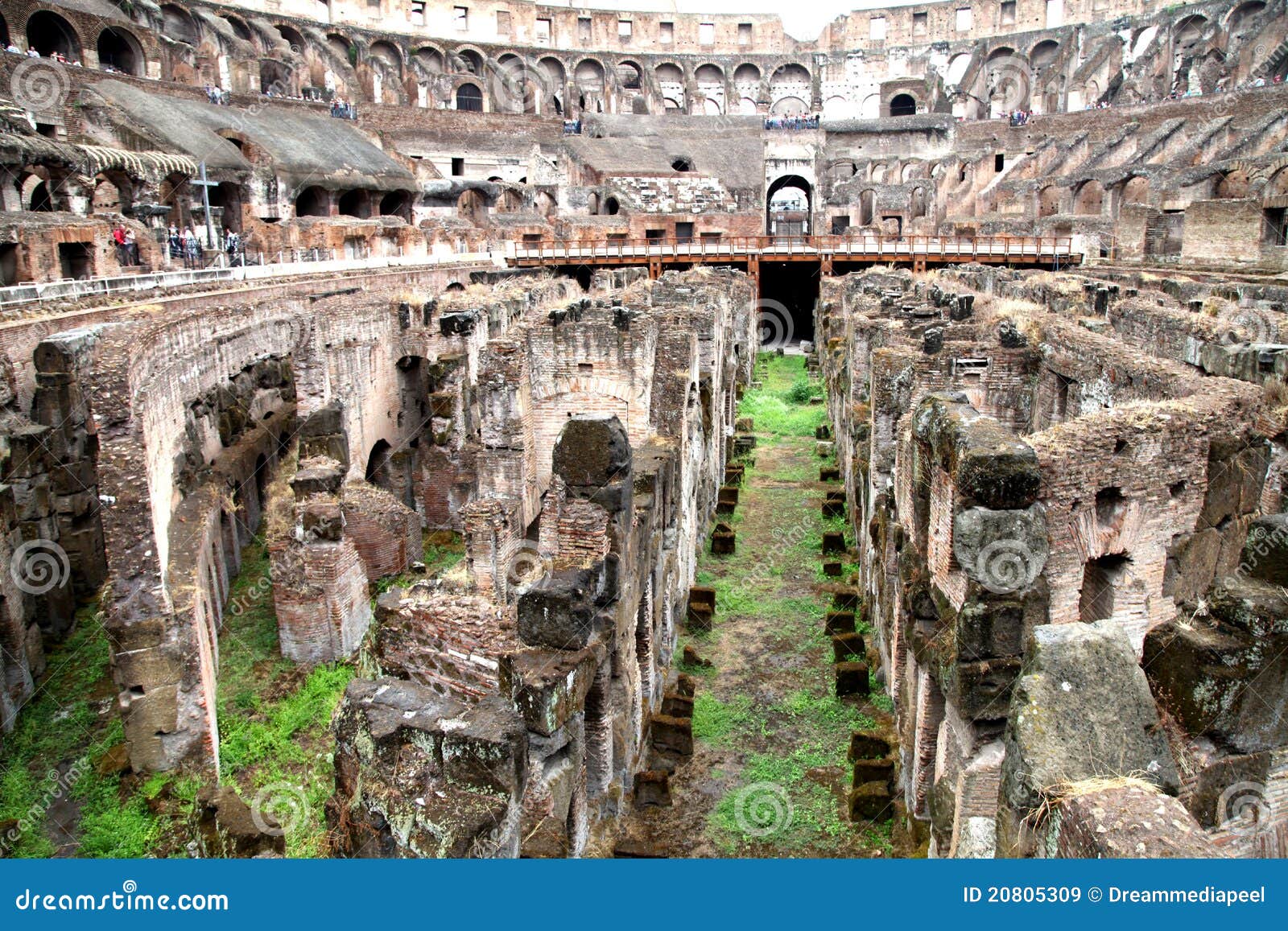 Inside View of the Roman Coliseum Editorial Stock Image - Image of rome ...