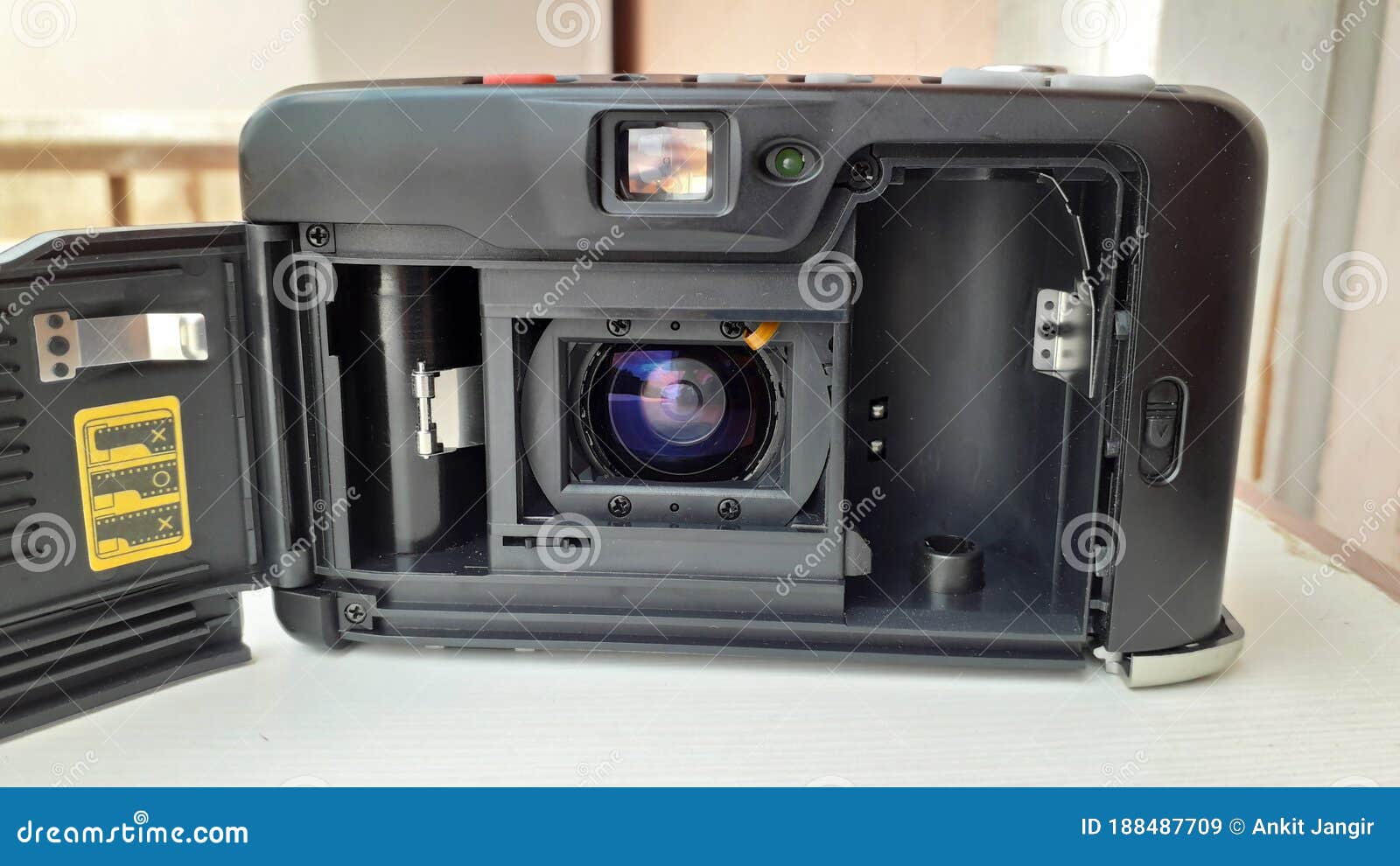 Inside View of a Slr Camera Lens and Other Parts Stock Image - Image of ...