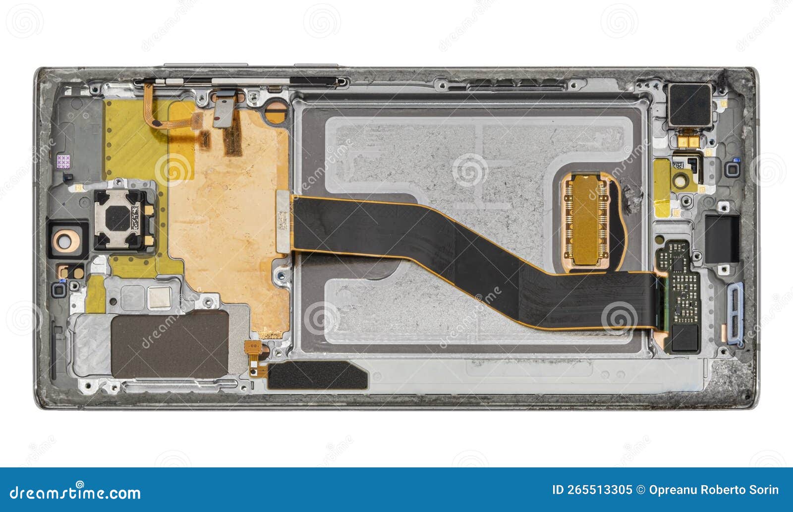 Smartphone Disassembled Display Stock Image - Image of black, hardware ...