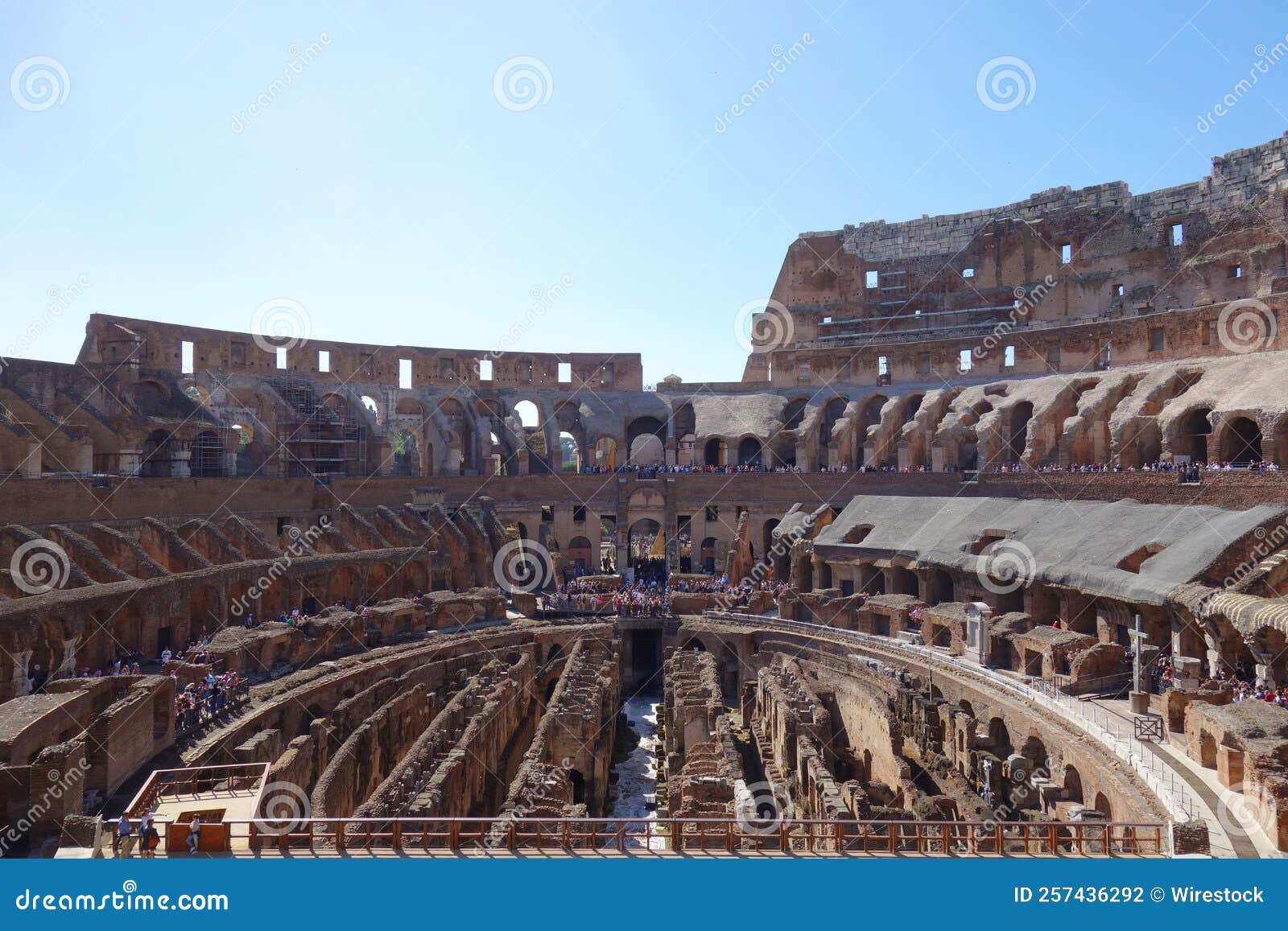 Inside View of the Stadium of the Colosseum, Rome, Italy Editorial ...