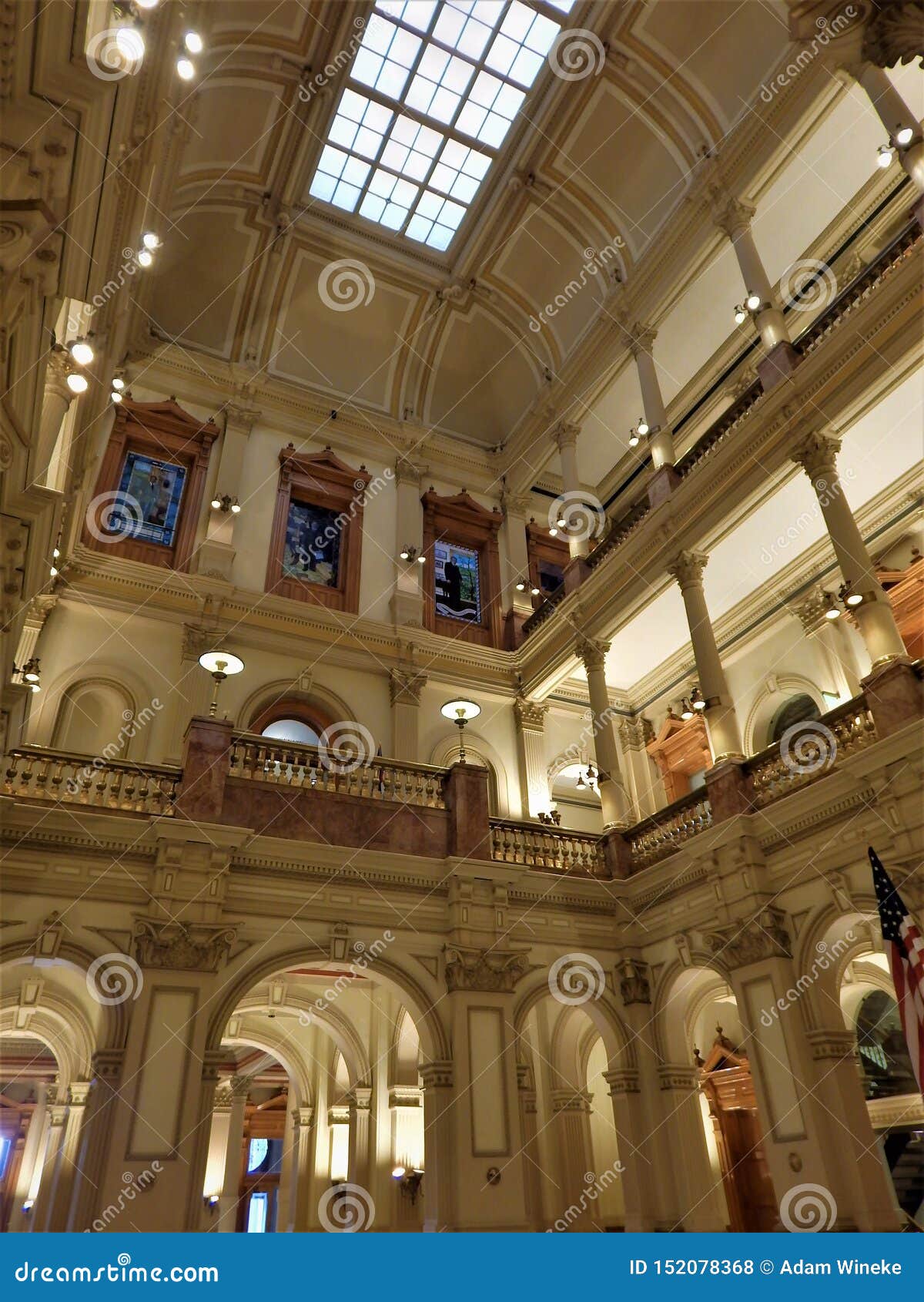 Inside the Colorado Capitol Editorial Stock Photo - Image of government ...