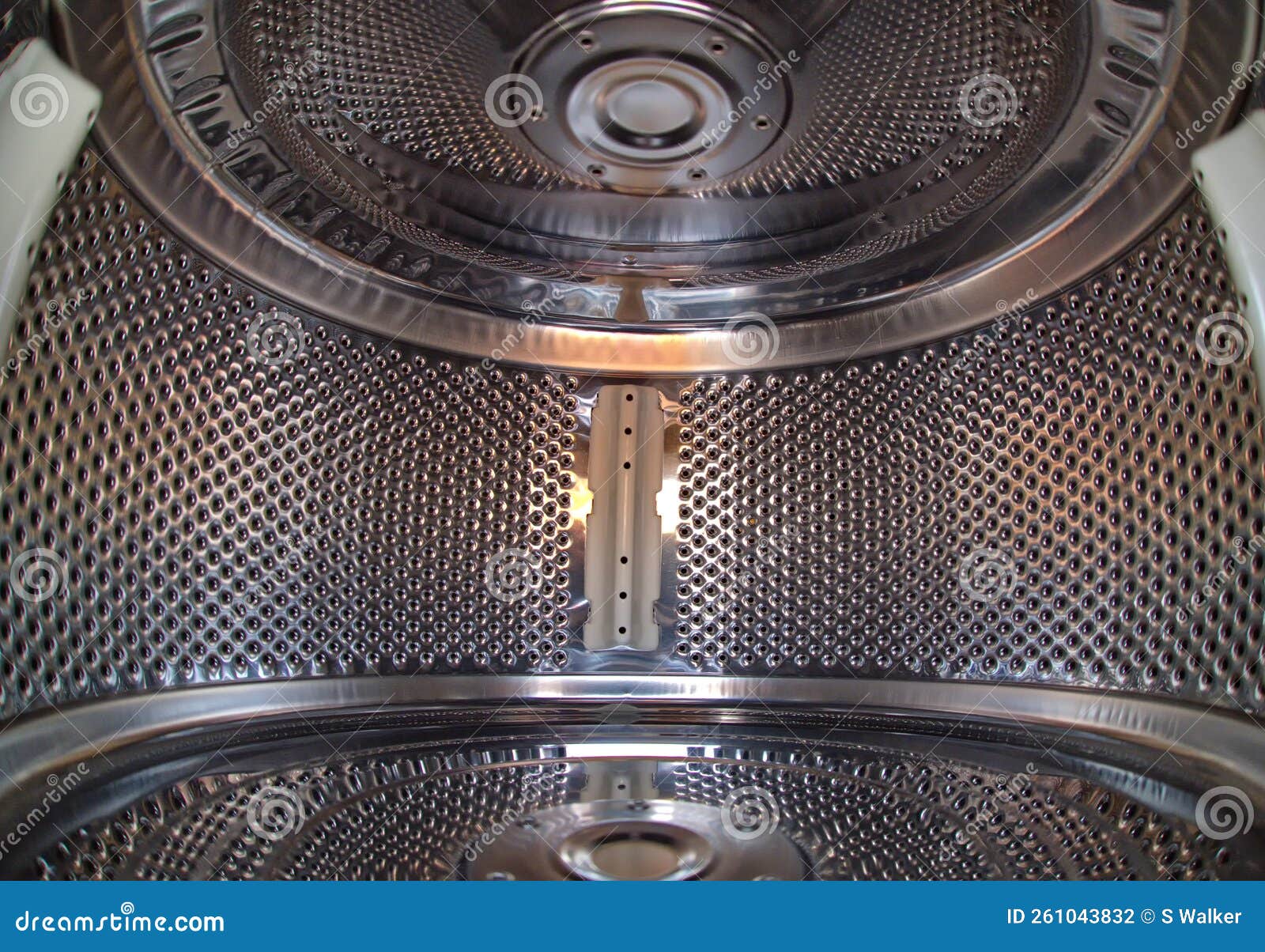 Inside View of a Top Loading Washing Machine Drum. Background. Stock ...