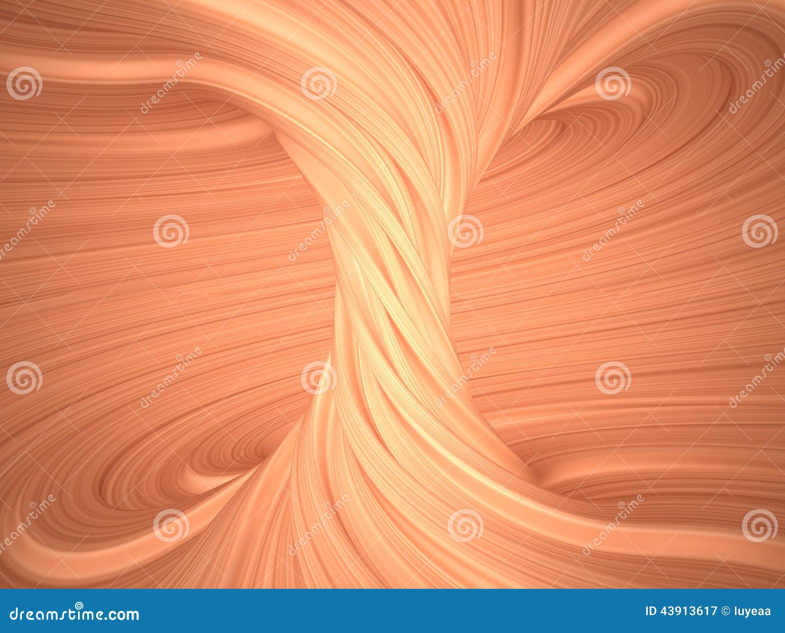 Inside view of a torus, 3D stock illustration. Illustration of line ...