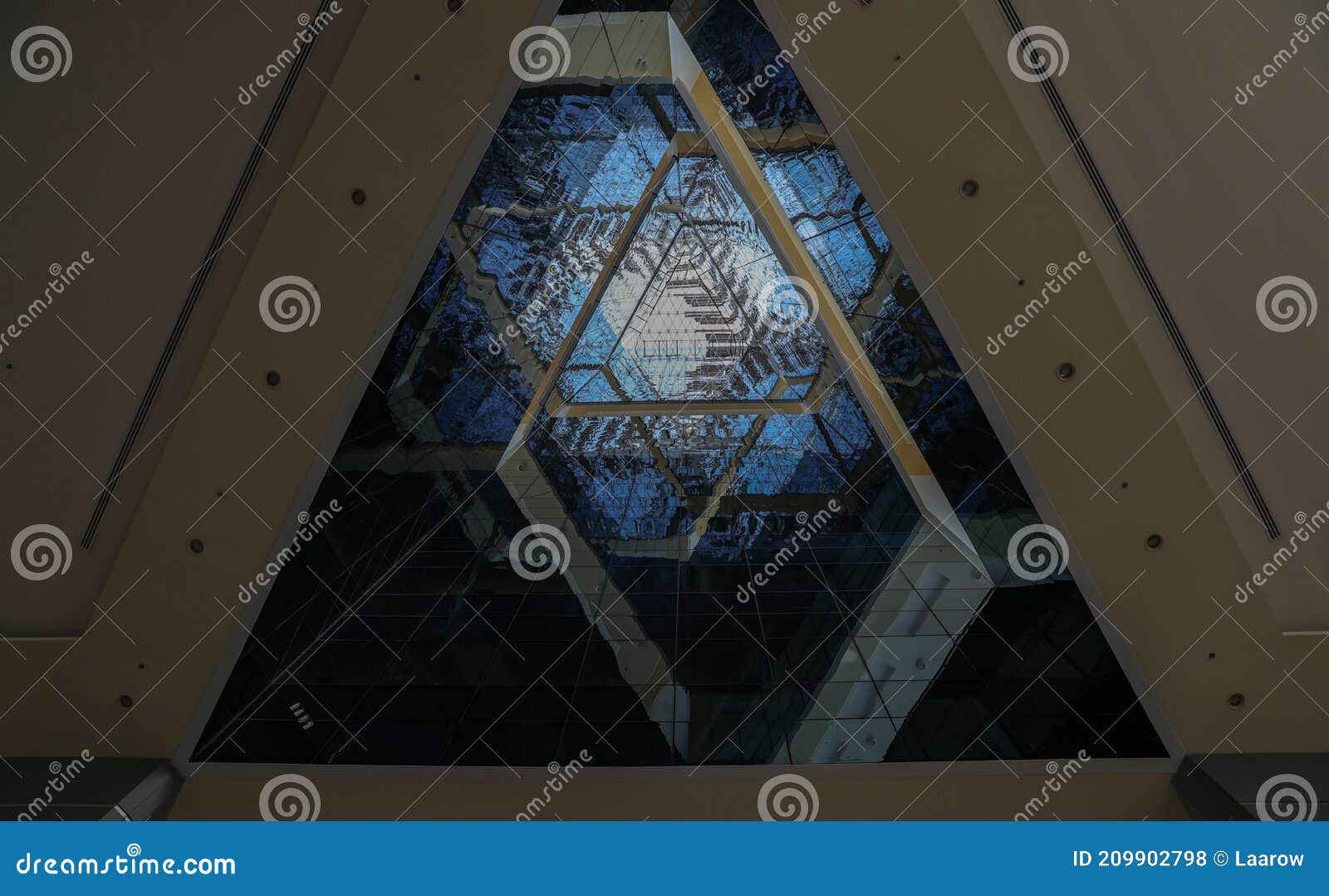 Triangular Timber Roof Shelters And Trees In The Forest In Zirahuen ...