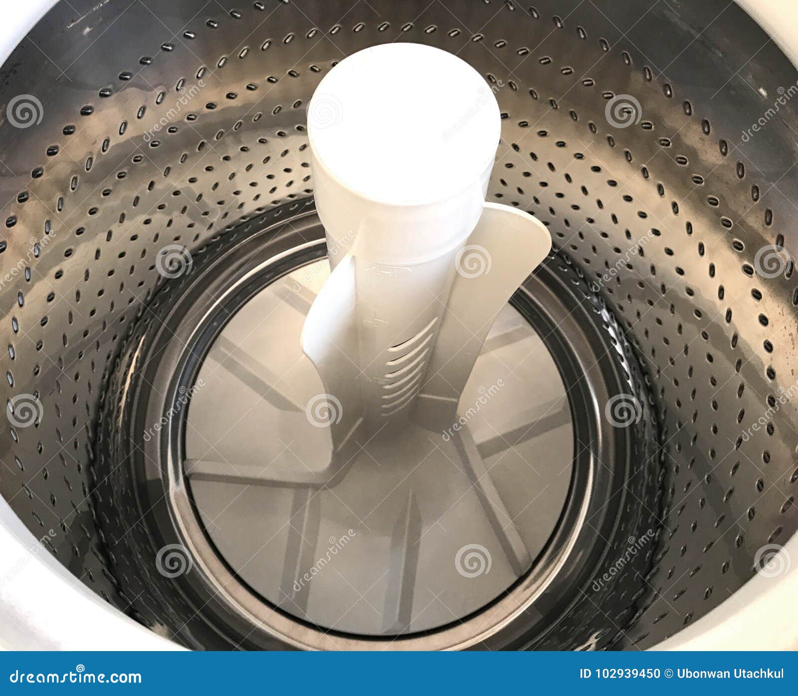 Inside View of Washing Machine Stock Photo - Image of household, wash ...