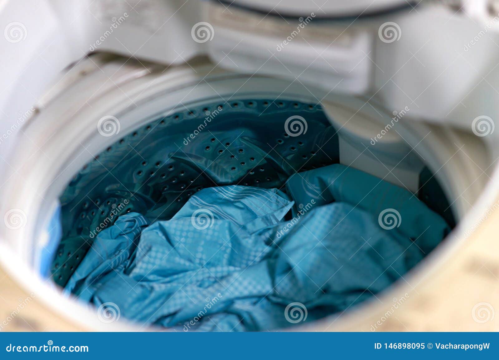 Inside View of Washing Part of Washing Machine Stock Image - Image of ...